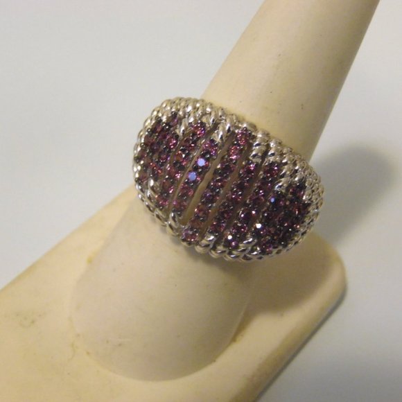 Colleen Lopez | Jewelry | Colleen Lopez Rhodolite Gemstone Ring Size 8 ...